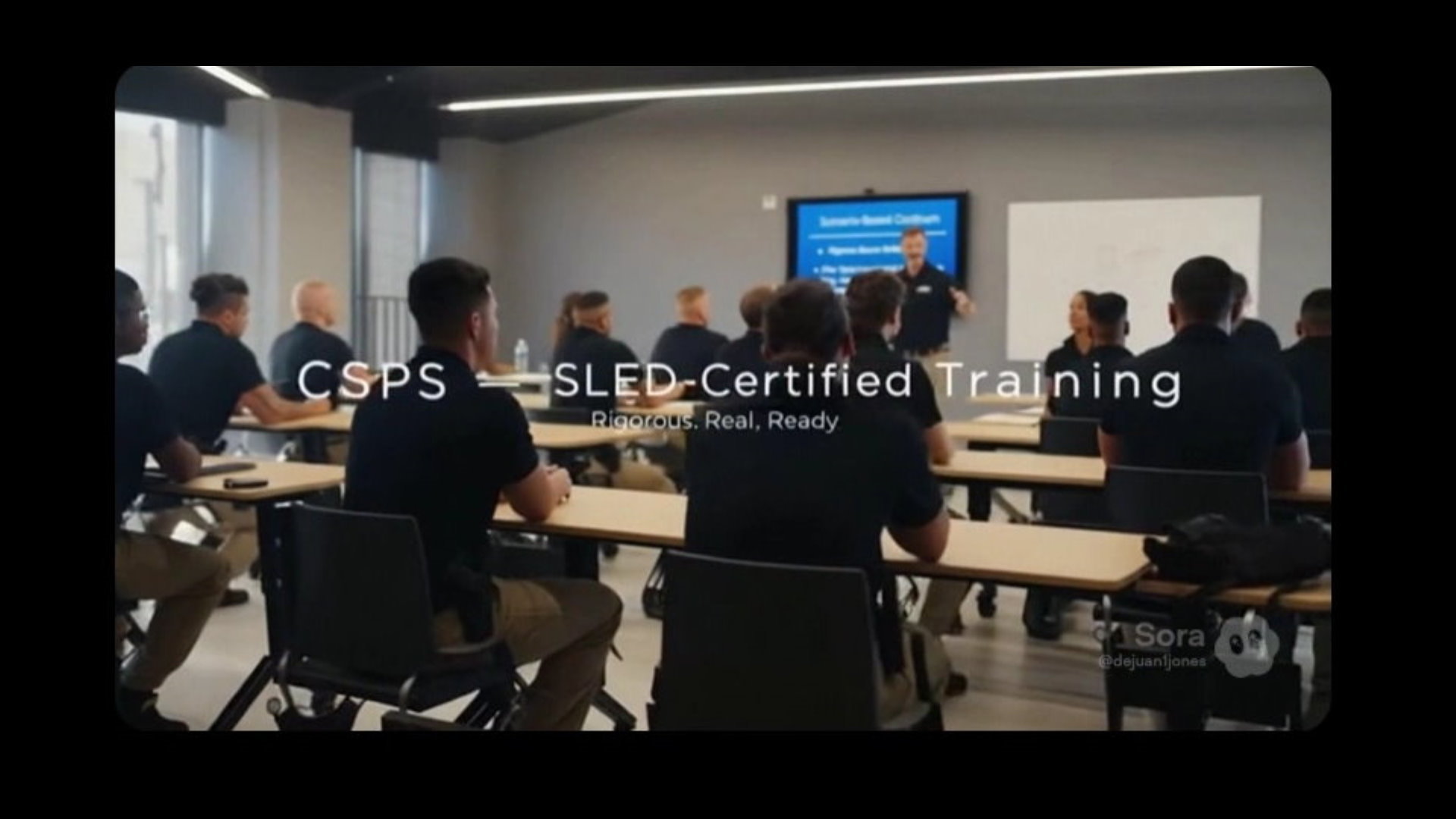 SLED Certified – Security Officer Training Program – CSPS